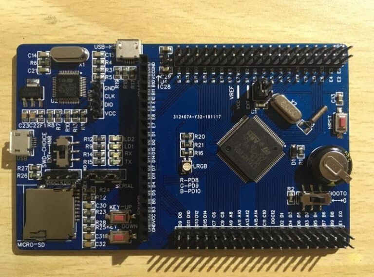 Dump Stm32f205ve Microcontroller Flash Memory Heximal